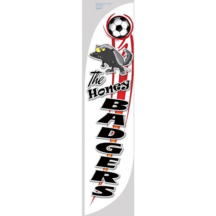 Honey Badger Soccer Logo