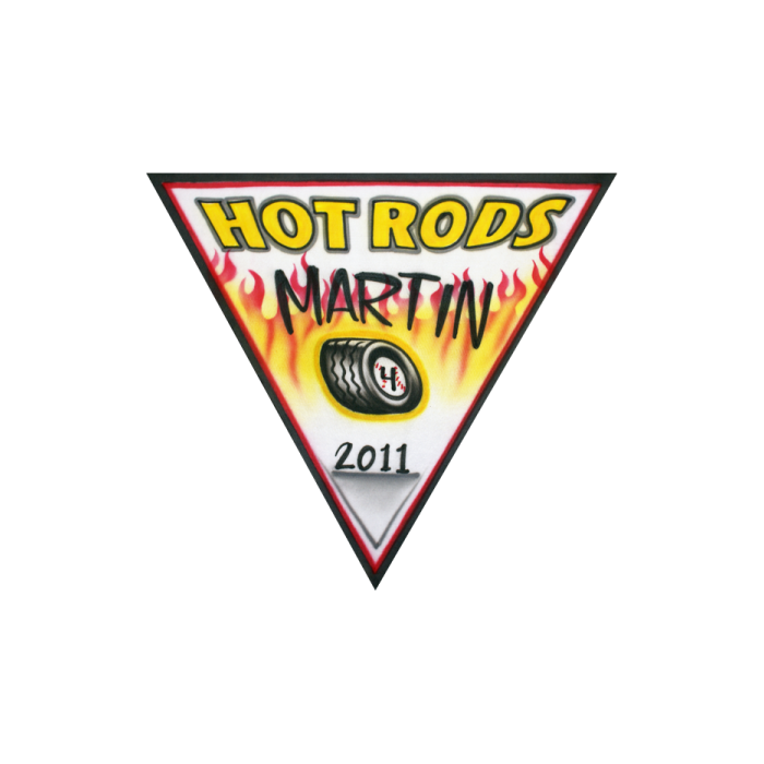 Hot Rods Baseball Logo