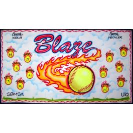 Blaze Softball-2001 - Airbrush