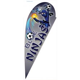 Ninjas Soccer-0001- Premium Flag