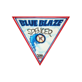 Blaze Baseball Airbrush Pennant