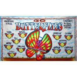Butterflies Softball-2001 - Airbrush