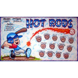 Hot Rods Baseball-1001 - Airbrush