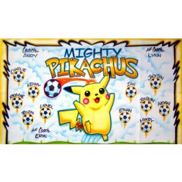 Pikachu Soccer-0001 - Airbrush