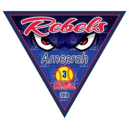 Rebels Softball Digital Pennant