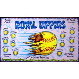 Royal Rippers Softball-2001 - Airbrush