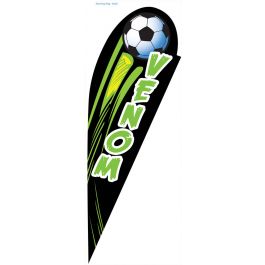 Venom Soccer-0001- Premium Flag