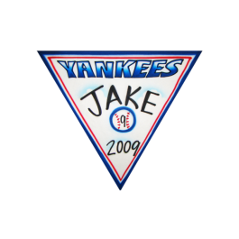 Yankees Baseball Airbrush Pennant